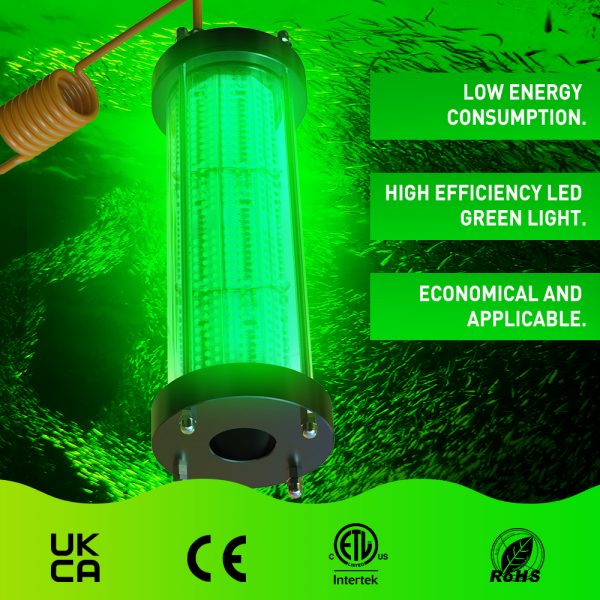 latest Underwater LED Fishing Light 3000W double waterproof depth up ...